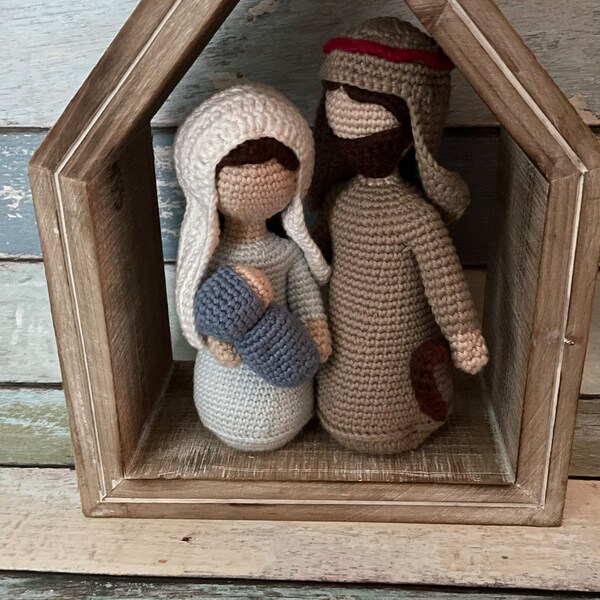 Crochet Patterns Amigurumi Stuffed Nativity Scene Merry Christmas PDF ...