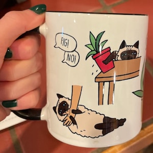 Custom Russian Blue Cat Mug Personalized Russian Blue Mug | Etsy