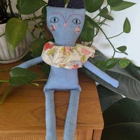 Cat Stuffy Sewing Pattern, Modern Cat Toy for Kids, Kitty Softie Toy ...