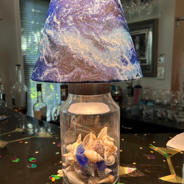 Water of the Earth Lamp Shade. Ocean, Sea. Water. Waves. Clouds ...