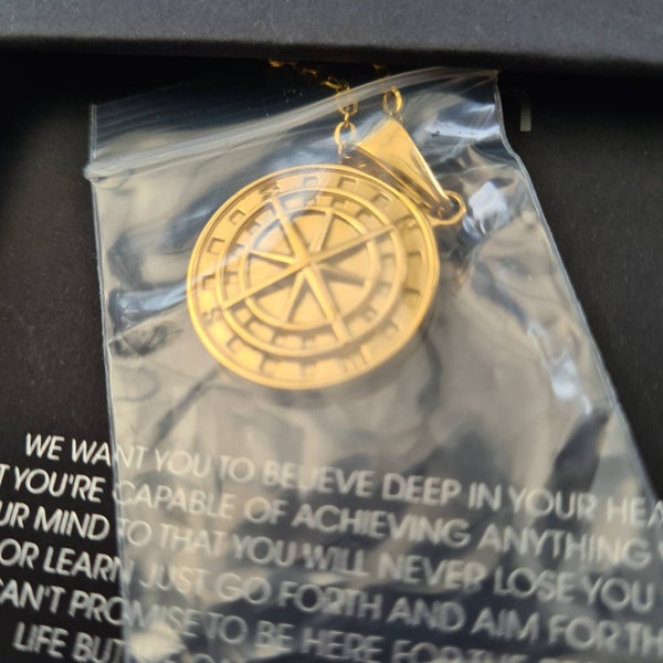 To My Son - Compass Pendant Gift Set From Mum/mom, Gift for Son ...