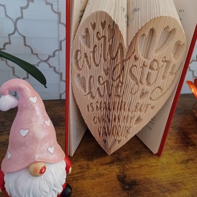 Love Heart Book Folding Patterns: 4 Different Sizes Bundle Combi MMCF ...