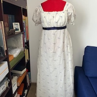 140-B Ladies Princess Line Tea Gown With Watteau Back Sizes 8-32 - Etsy ...