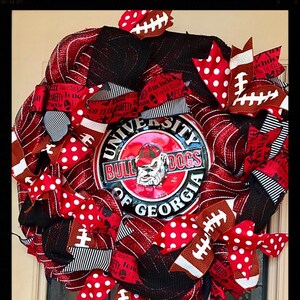 UGA Wreath, University of Georgia Wreath, Best UGA Wreath, Bulldogs ...