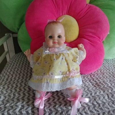 American Character 1958 INFANT TOODLES Baby Doll 16 Tosca Hair working ...