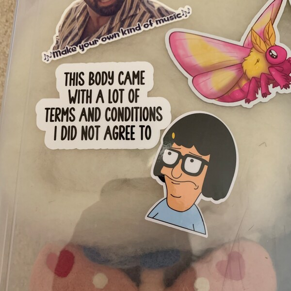 Tina Belcher Laptop Sticker | Bob's Burgers - Etsy