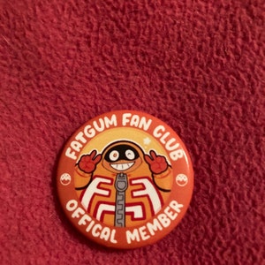 Fat Fan Club Badge - Etsy