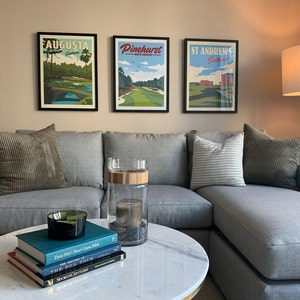 Top 100 US Golf Courses Checklist Map Poster Print Golf - Etsy