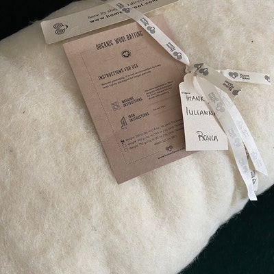 100% Organic Wool Batting / by the Yard / GOTS Certified / Perfect for ...