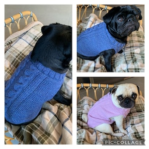 French Bulldog Wool Sweater and Hat, French Bulldog Grey Tweed Winter ...