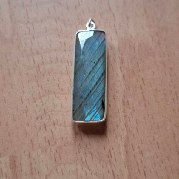 Red Coral Gemstone Pendant, Stabilized Coral 14KT Vermeil Locket, Red ...