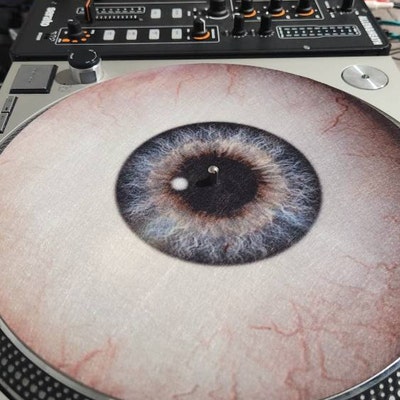 DJ Color Wheel 1 Spiral Vinyl Memorabilia 7 Inch Slip Mat Portablism ...