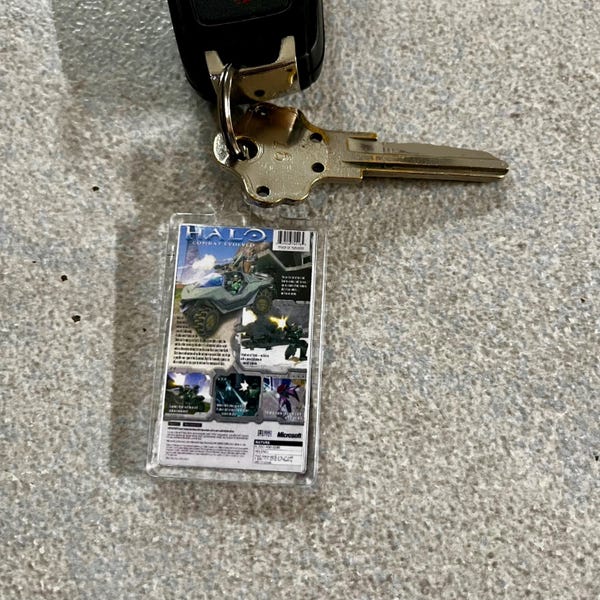 Gameboy Advance GBA Game Art Video Game Keychain Chain Hanger Pendent 2 ...