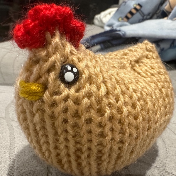 Barnyard Chicken Pattern PDF - Sentro or Addi Circular Knitting Machine ...