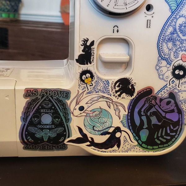 As Above so Below Holographic Sticker - Ouija Planchette Decal - Witchy ...