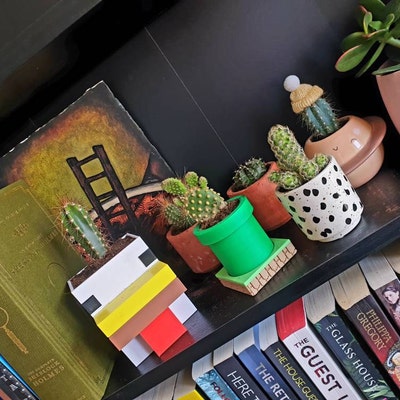 Minecraft Chicken Plant Pot Desk Top Organizer Minecraft - Etsy