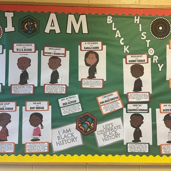 Black History Month Bulletin Board - SEL - Interactive - Etsy