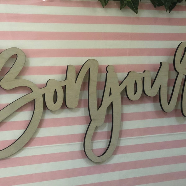 Last Name Wood Sign Word Cut Out Large Custom Wood Signs Wedding ...