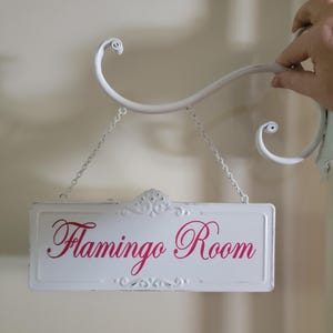 2-sided Custom Outdoor Metal Sign With 18 Straight Bracket Perfect for ...