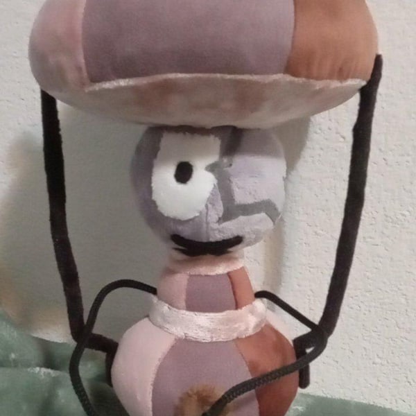 Handmade Wire Plush Posable Soft Sculpture Airy Fabric Doll Light or ...