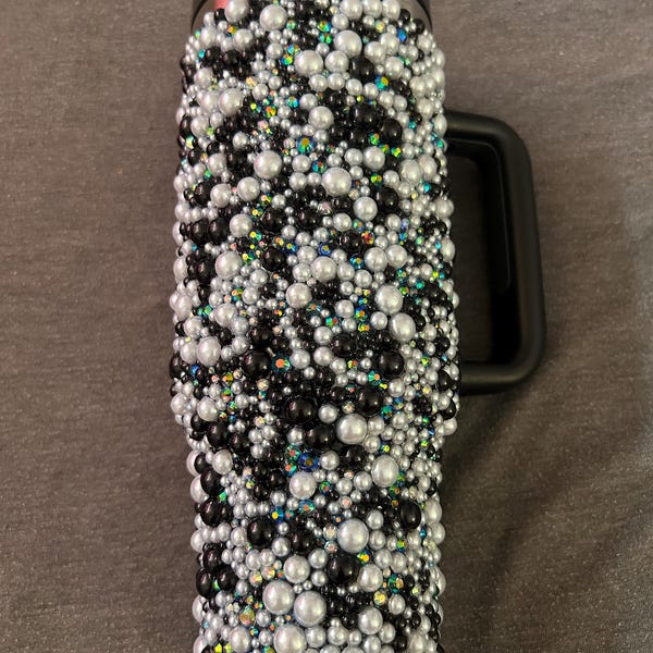 Fuchsia & Lilac Pearl Stanley Tumbler, Rhinestone Tumbler-30 Oz Stanley ...