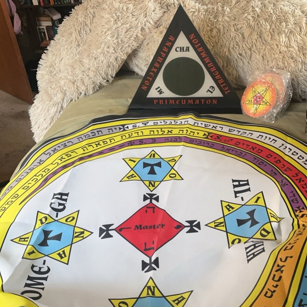 Magickal Circle & Triangle of Solomon Complete Set From the Lesser Key ...