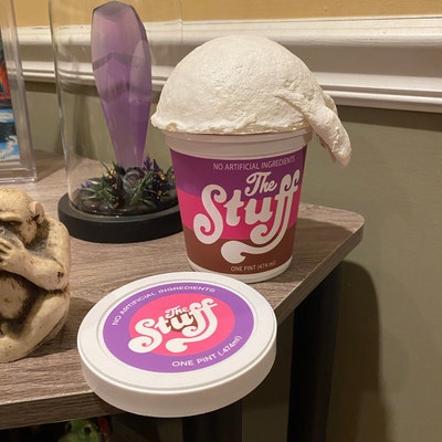 The Stuff Pint Container Movie Prop Dessert Horror 1985 VHS - Etsy