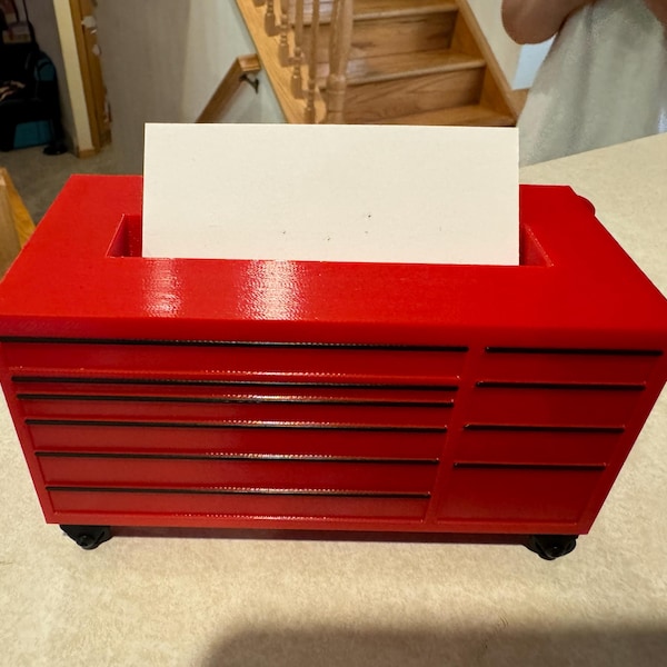 Tool Box Business Card Holder. Mechanic Shop Business Card Holder ...