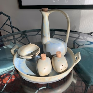 Ceramic Olive Oil Pitcher Handmade Pottery Tableware Oil - Etsy