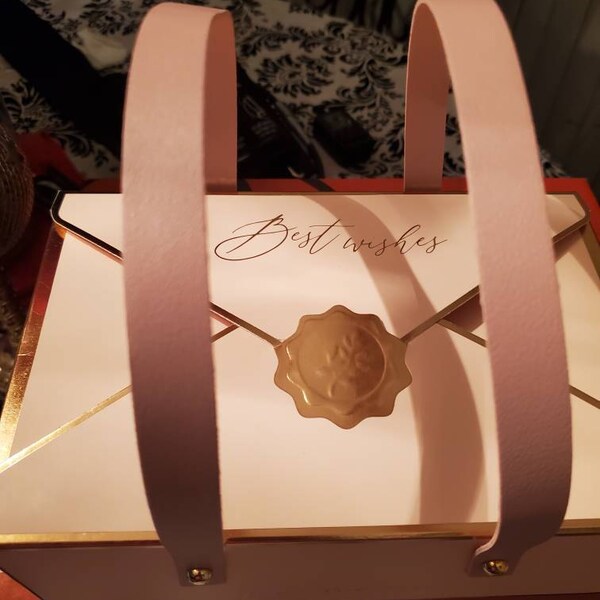 Rose Gold Gift Box•birthday Gift Box•personalized Box•bridesmaid ...