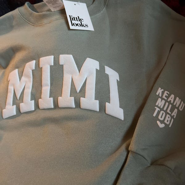 Bride Sweatshirt With Puff Letters Embossed Style Bride Sweater Wedding ...