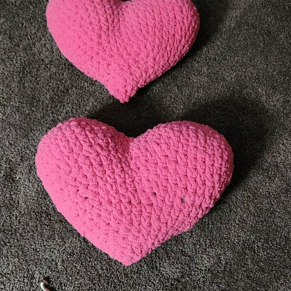 Giant Heart Crochet Pattern - Etsy