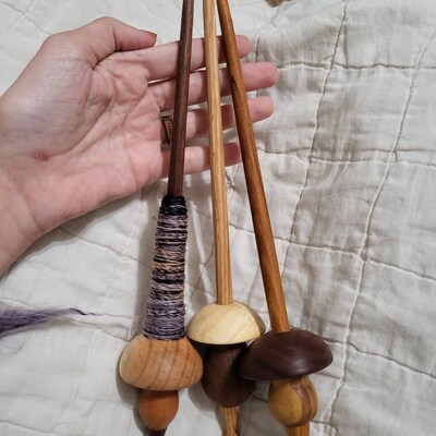 Support Spindle Stand Supported Spinning Drop Spindle Cherry - Etsy