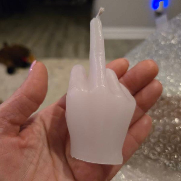 Handmade Middle Finger Candle. 4 Quantity. - Etsy