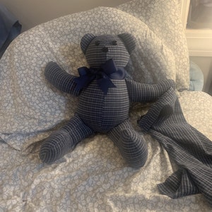 Memory SQUIRREL Handmade Keepsake Animal Made From Love One's Clothing ...