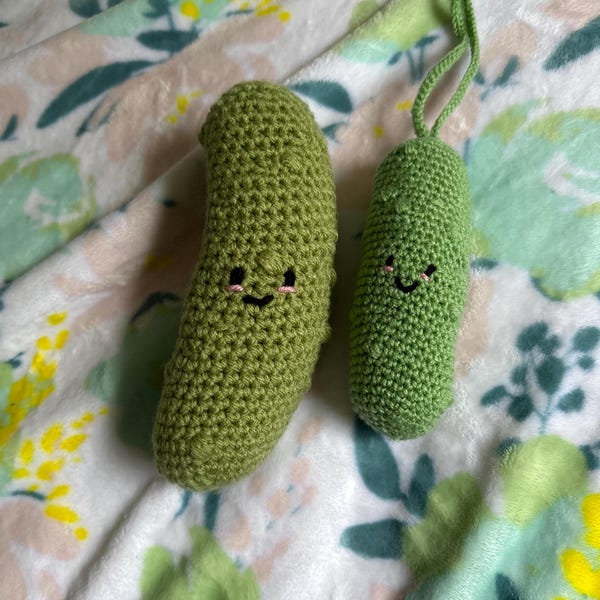 Pickle Cucumber Crochet Pattern! PATTERN ONLY PDF Download Amigurumi ...