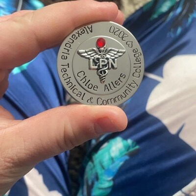 Personalized Nursing Pin / LPN BSN RN / Nurse Pin / Nursing Student ...