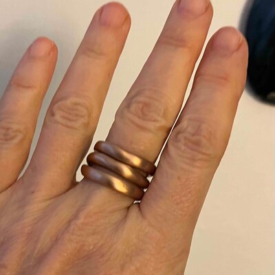 Organic Bronze Ring ARCADIAN Textured Bronze Ring Men's - Etsy