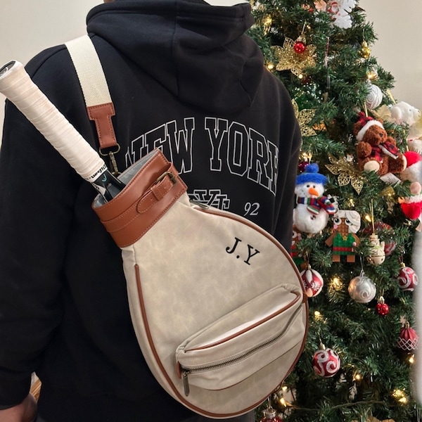 Personalised Tennis Racket Case Sports Travel Bag Gift With Balls ...