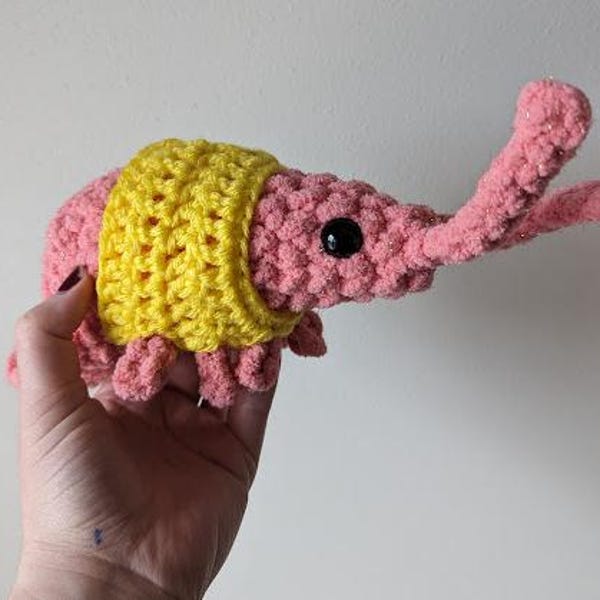 Shrimp Sweater Vest Crochet Pattern | PDF PATTERN - Etsy