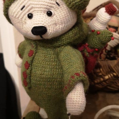 Crochet Pattern of Christmas Clothes for a Bear Teddy. - Etsy