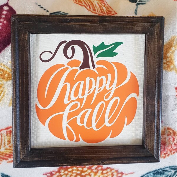 Fall Printable, Happy Fall Print, Fall Decor, Happy Fall Quote, Autumn ...