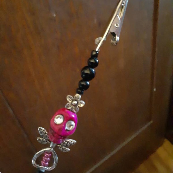 Handmade Christmas Snowman Card Clip / Multi-use Keychain Clip / Nail ...