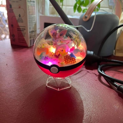Pokemon Terrarium Sweet Paradise Pokeball Diorama/ Custom/100mm /120mm ...