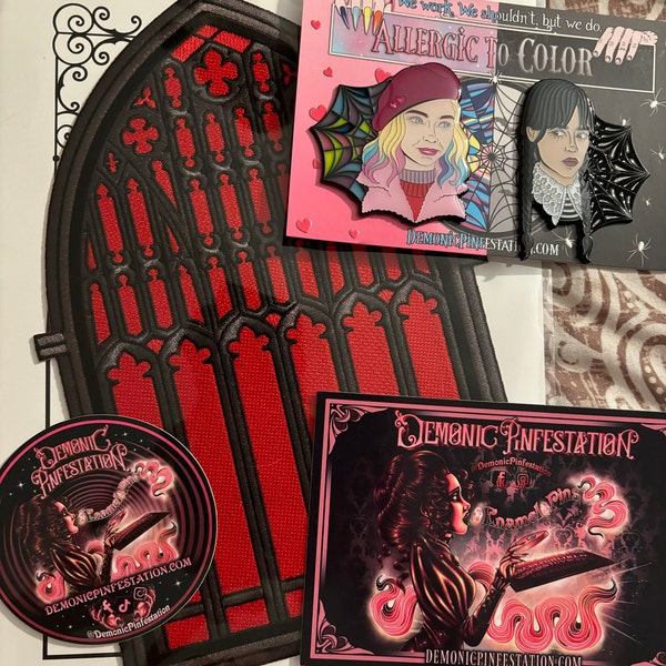 Dead Inside Casket Moving Enamel Pin Cemetery Funeral Mortuary Science ...