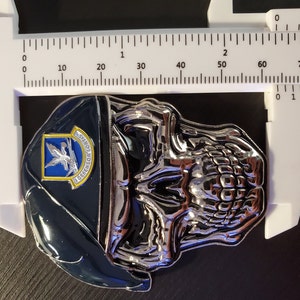 USAF Security Forces Defenders of the Force MP SF Skull Challenge Coin ...