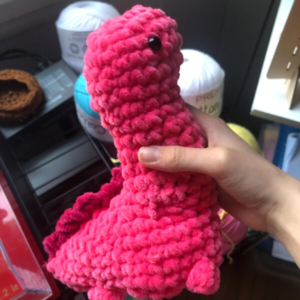 Dinosaur Jurassic World No Sew Crochet Pattern, No Sew Amigurumi ...