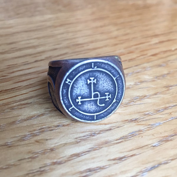 Lilith Sigil Ring | Occult Gothic Witchcraft Jewelry | Witch Rings - Etsy