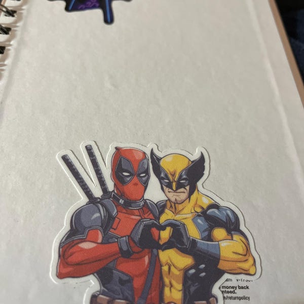 Deadpool and Wolverine Waterproof Sticker. - Etsy
