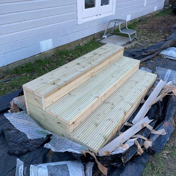 3 Tier / Rise Hot Tub Steps / Spa Steps / Caravan Steps - Etsy